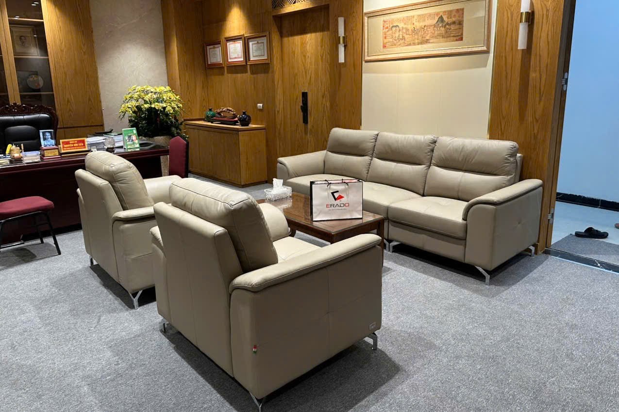 ERADO BÀN GIAO THÀNH CÔNG BỘ SOFA NHẬP KHẨU CHO CÔNG TY MÔI TRƯỜNG ĐÔ ...